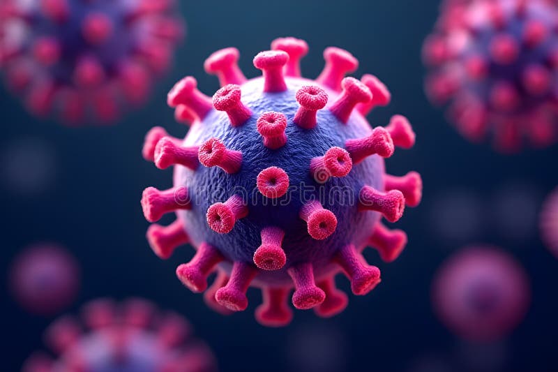 Unveiling the Intricate Structure of a Virus Particle a Microscopic ...