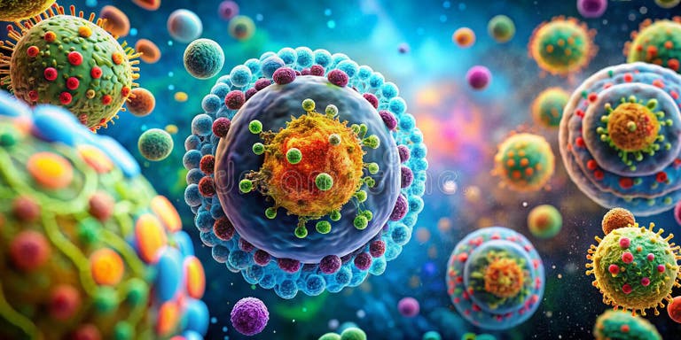 Unveiling the Intricate World of Bacterial Cells a Microscopic Double ...