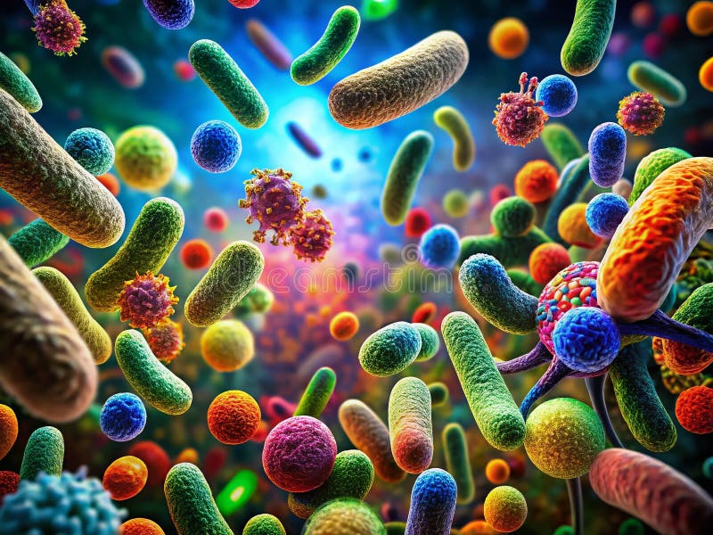 Unveiling the Intricate World of Microscopic Bacteria a Stunning Visual ...