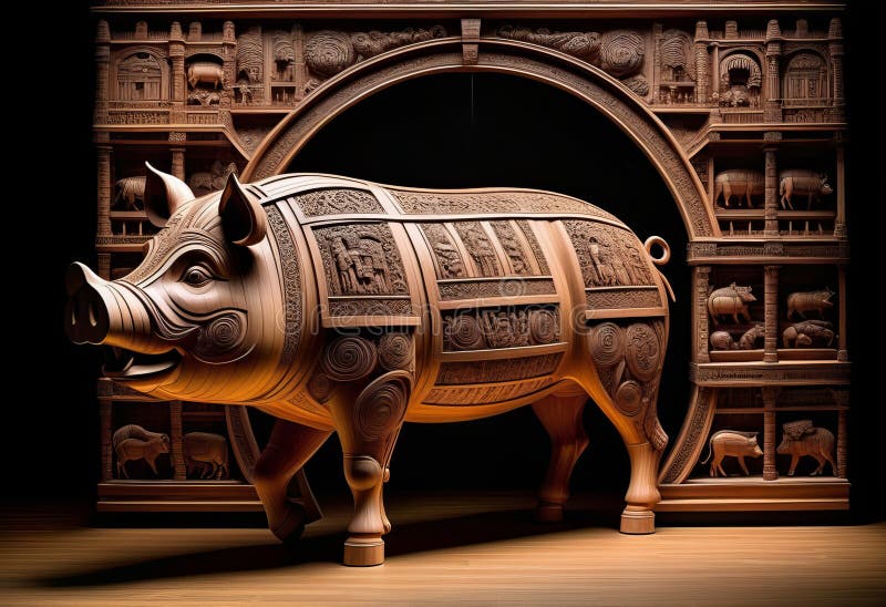 Unveiling the Intriguing Tale of the Mammoth Wooden Pig Monument Stock ... Unveiling the Intriguing Tale of the Mammoth Wooden Pig Monument Stock ...