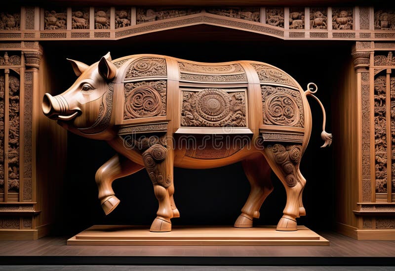 Unveiling the Intriguing Tale of the Mammoth Wooden Pig Monument Stock ... Unveiling the Intriguing Tale of the Mammoth Wooden Pig Monument Stock ...
