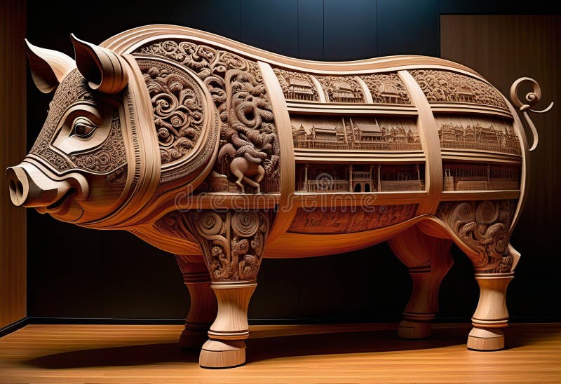 Unveiling the Intriguing Tale of the Mammoth Wooden Pig Monument Stock ... Unveiling the Intriguing Tale of the Mammoth Wooden Pig Monument Stock ...