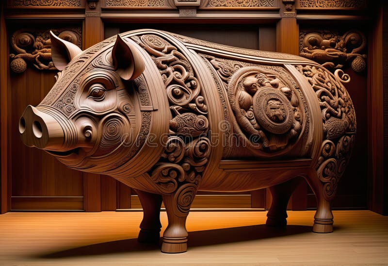 Unveiling the Intriguing Tale of the Mammoth Wooden Pig Monument Stock ... Unveiling the Intriguing Tale of the Mammoth Wooden Pig Monument Stock ...
