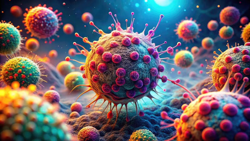 Unveiling the Microscopic Inferno a Dramatic Visual Exploration of ...