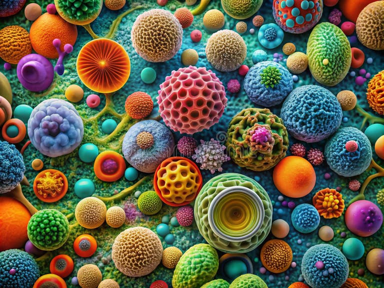 Unveiling the Microscopic Marvels of Cellular Structure a Panoramic ...