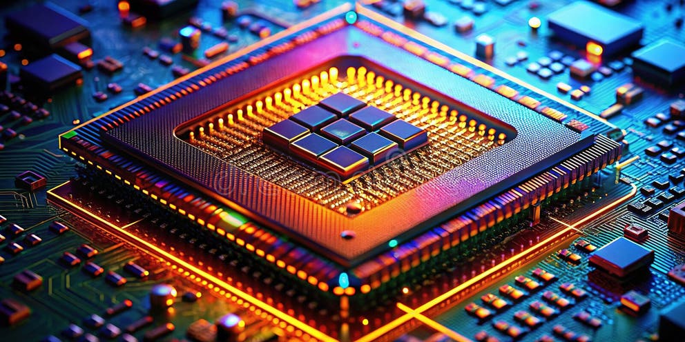 Unveiling the Microscopic Marvels of a 5nm Processor Chip a Detailed ...