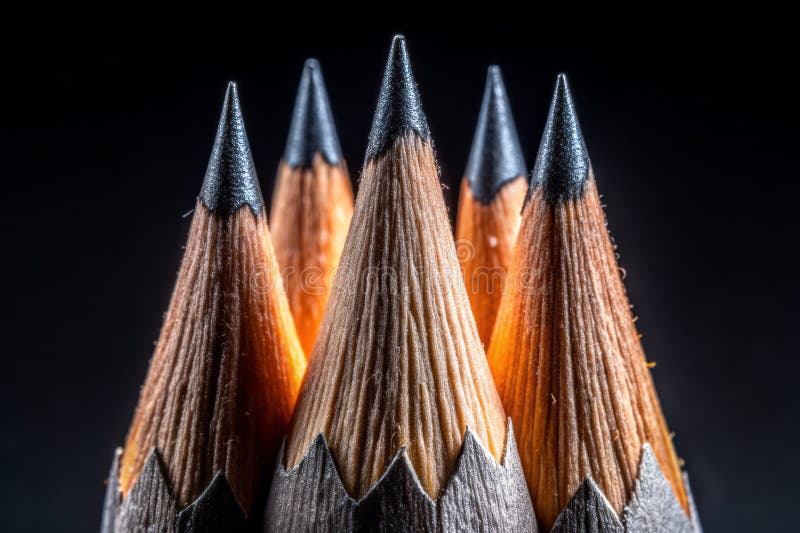Unveiling the Microscopic Marvels of a Sharpened Graphite Pencil Tip a ...