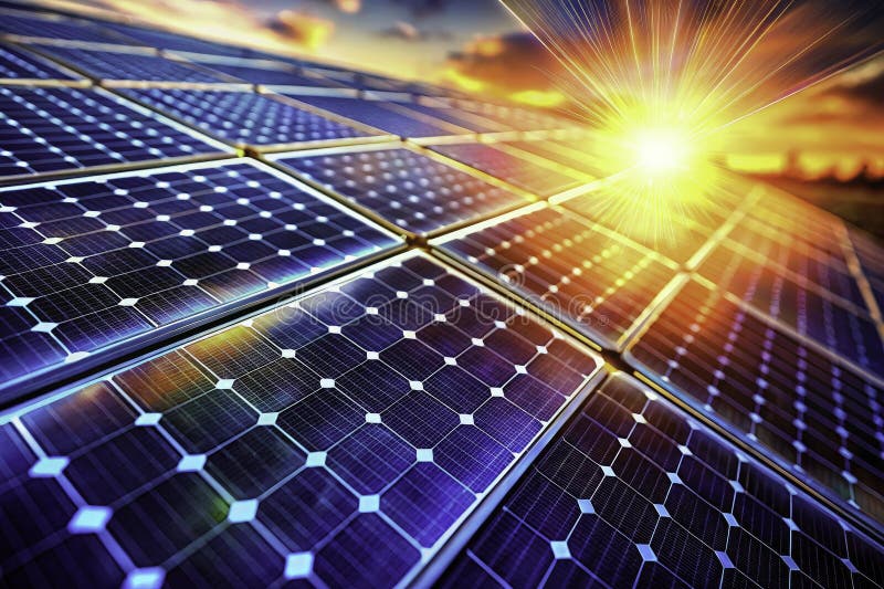 Unveiling the Microscopic Marvels of a Solar Panel a Stunning CloseUp ...