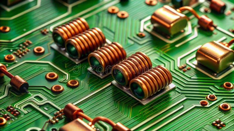 Unveiling the Microscopic Wonders of an Electronic Circuit Board a Deep ...