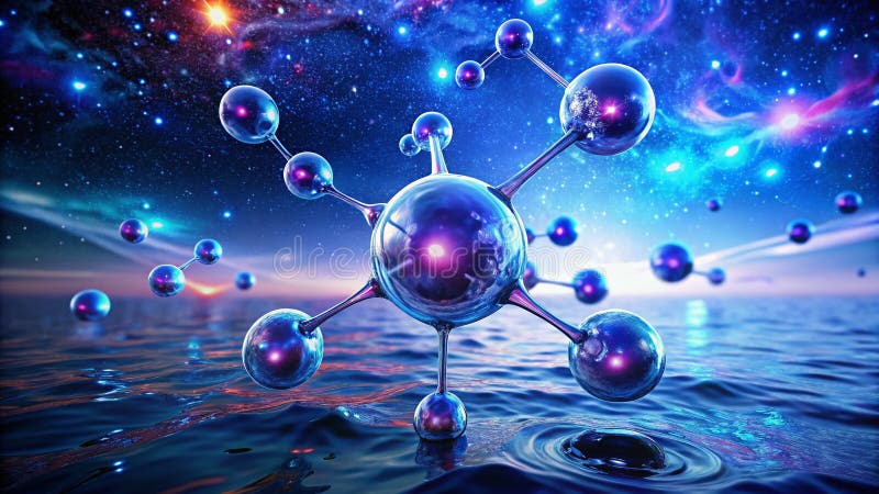 Unveiling the Microscopic Wonders of Water an Illuminated Water ...