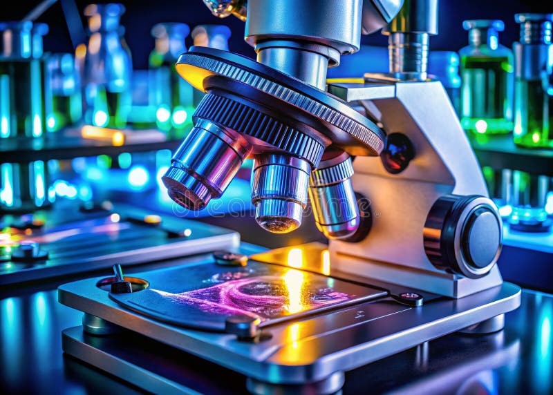 Unveiling the Microscopic World a Modern Microscope Captures Intricate ...