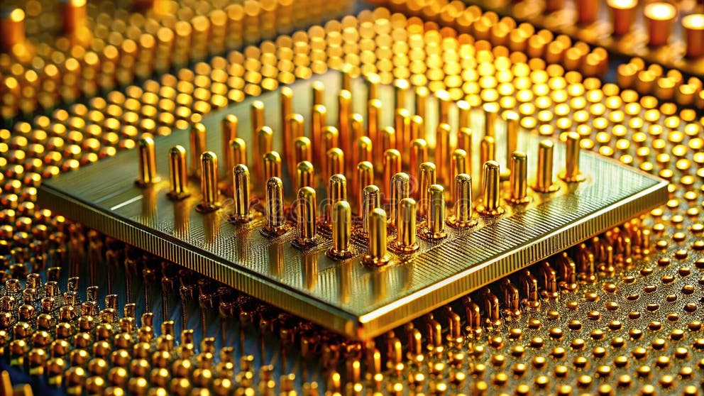 Unveiling the Precision of Gold CPU Pins a Macro Exploration of ...