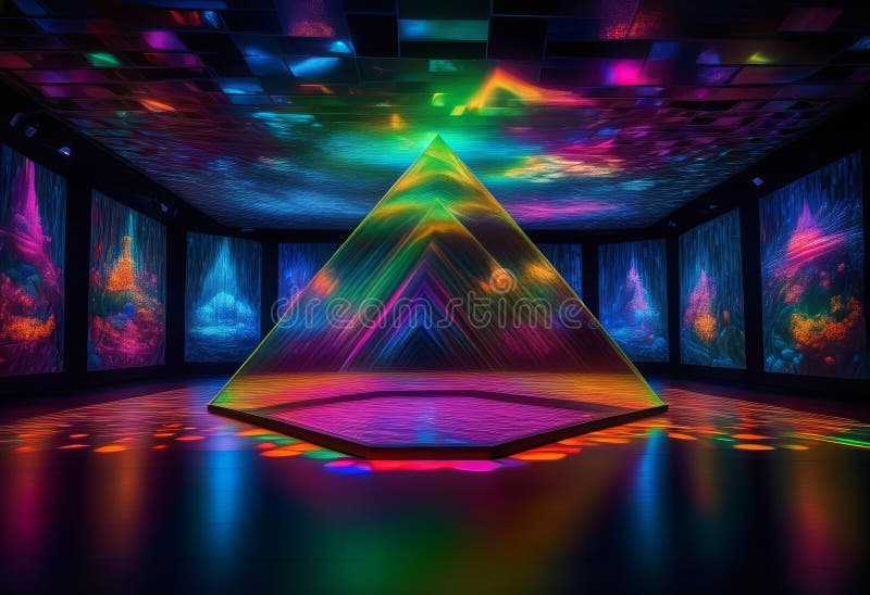 Unveiling the Pulsating Mystique of Alien Holography Stock Illustration ... Unveiling the Pulsating Mystique of Alien Holography Stock Illustration ...