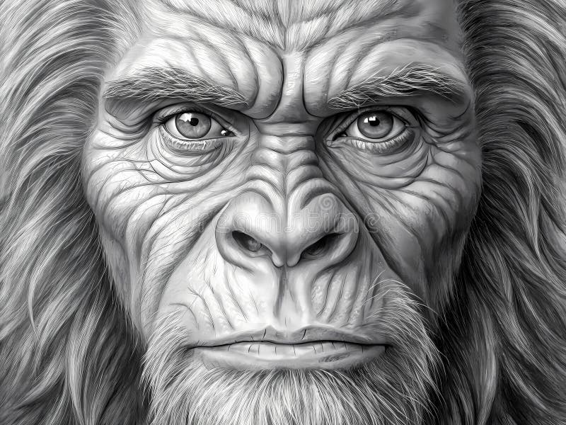 Unveiling the Sasquatch Enigma a Mysterious Creatures Shadowy Form ...