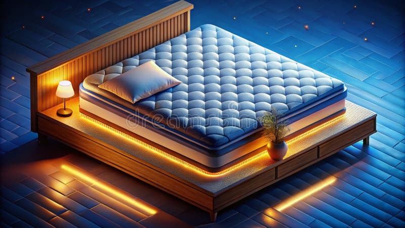Unveiling the Science of Sleep a 3D Isometric Exploration of Mattress ...