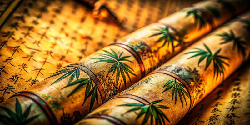 Unveiling the Secrets of an Ancient Chinese Bamboo Scroll a Macro ...