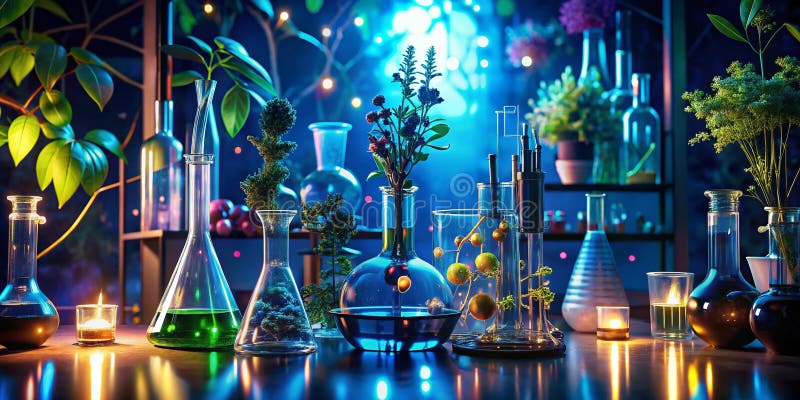 Unveiling the Secrets of Chemistry a Glowing Night Lab Exploration of ...
