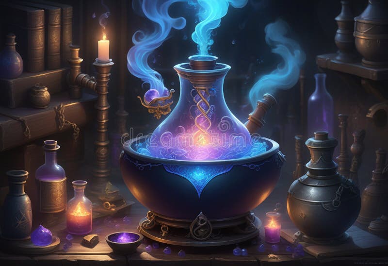 Unveiling the Secrets of Love and Magic Stock Illustration ...