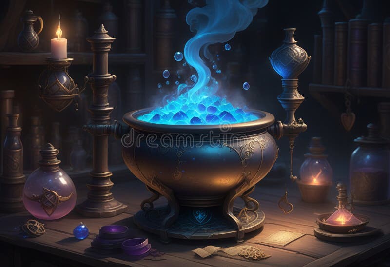 Unveiling the Secrets of Love and Magic Stock Illustration ...