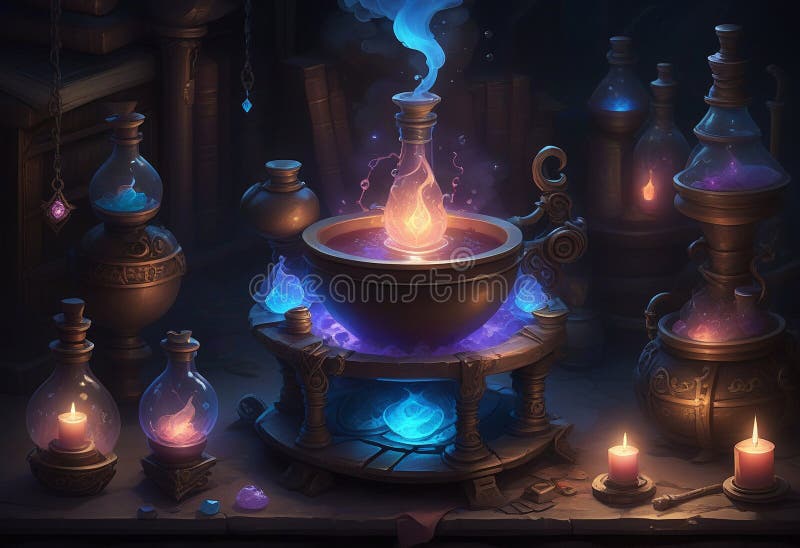 Unveiling the Secrets of Love and Magic Stock Illustration ...