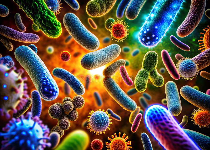 Unveiling the Secrets of the Microscopic World Silhouette Bacteria ...