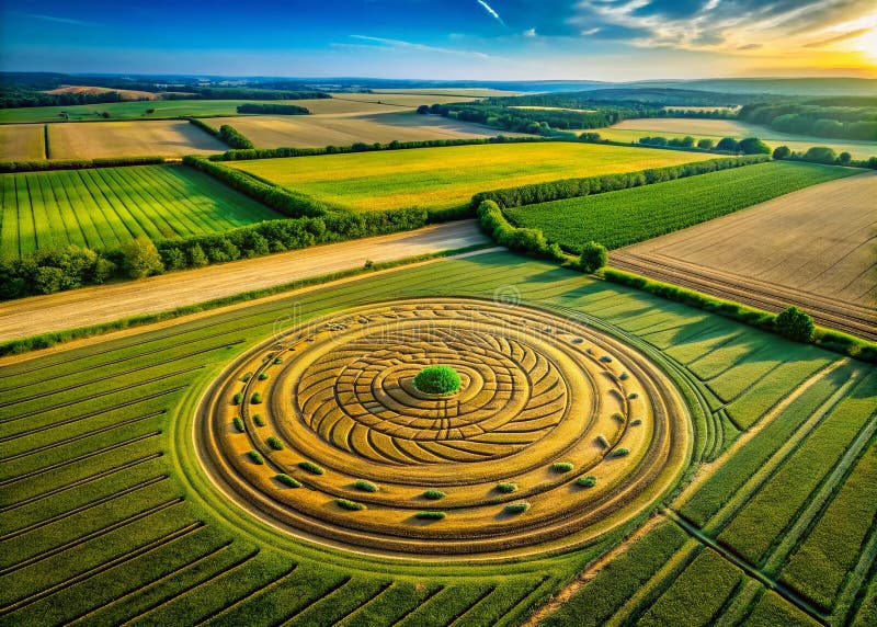 Unveiling the Secrets of Mysterious Crop Circles an Aerial Perspective ...