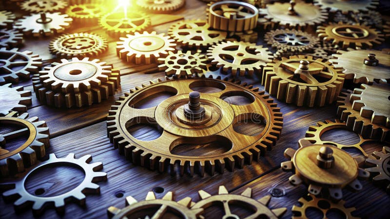 Unveiling Solutions Intricate Cog Wheels Emerging from a Jigsaw Puzzle ...