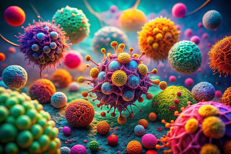 Unveiling the Stages of Cancer Cell Development a Microscopic ...