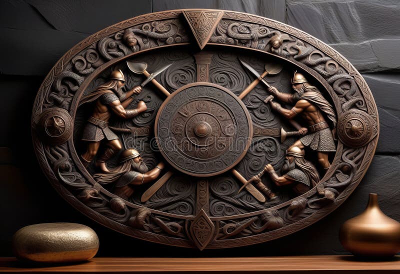 Unveiling a Timeless Saga through Exquisite Wall Relief Sculpture Stock ...