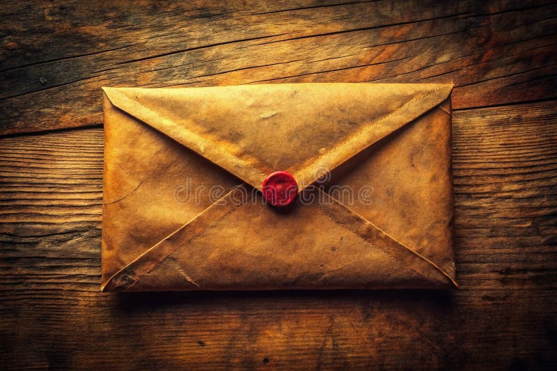 Unveiling a Timeless Secret a Vintage Sealed Envelope with a Hidden ...