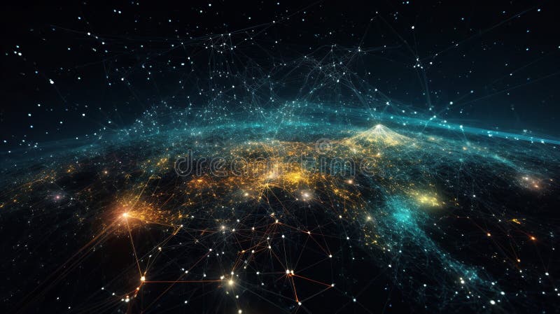 Unveiling the Universe of Big Data Stock Illustration - Illustration of ...