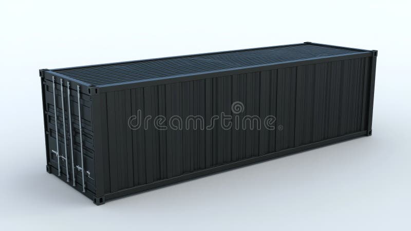 Unveiling the Unknown, a Black Container with an Open Door, Inviting ...