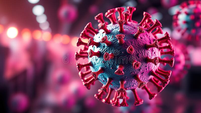 Unveiling Viral Mutations 3D Microbe Illustrations Showcase Emerging ...