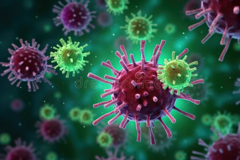 Unveiling Virus Macros: Close-up Flu Pandemic Scenes Under a Microscope ...