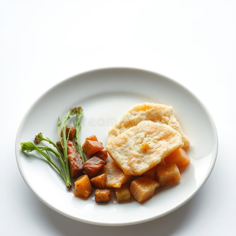 Unwanted Meal a Rejected Plate on a Restaurant Table a Study in ...