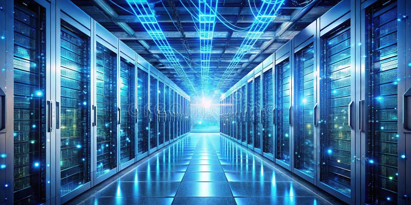 Unwavering Data Integrity a Secure Server Room Powered by CuttingEdge Data Flow Visualization ...