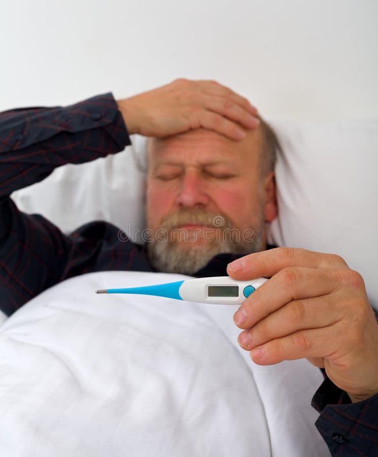 Unwell elderly man stock image. Image of male, discomfort - 47067345
