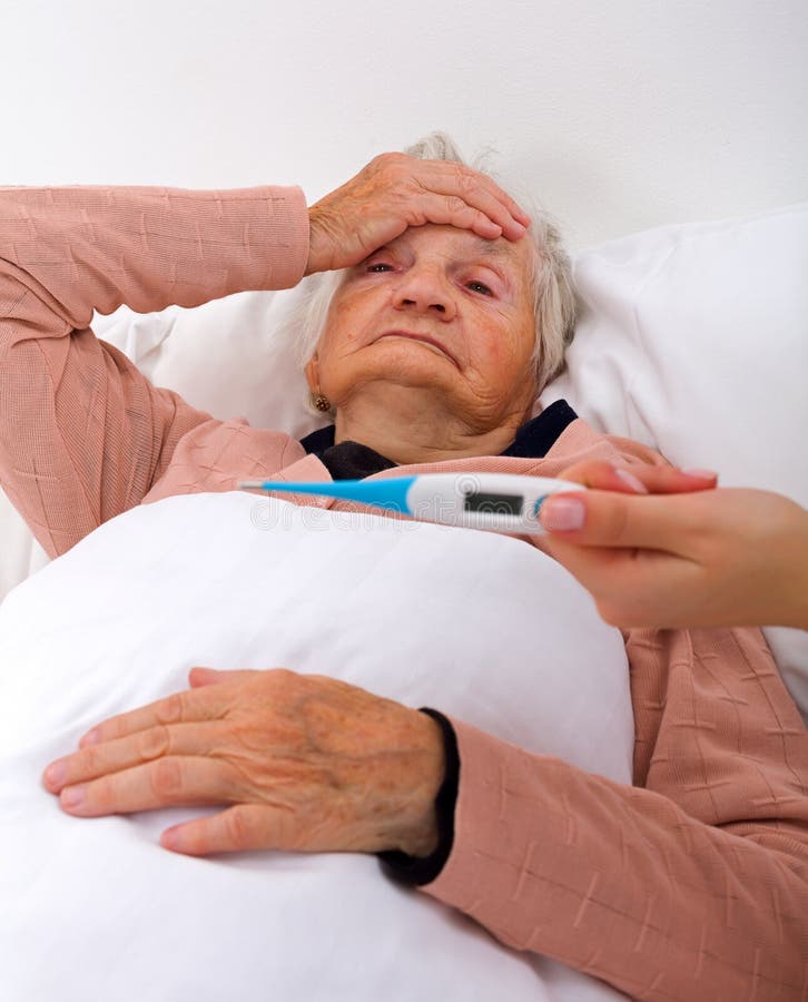 Unwell elderly man stock image. Image of asleep, insurance - 47067355
