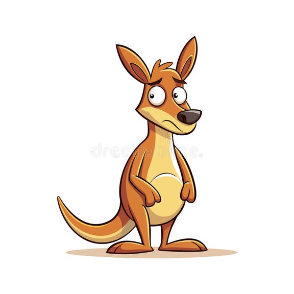 Unwell Kangaroo in Role-Playing Activity Illustration Stock Image ...