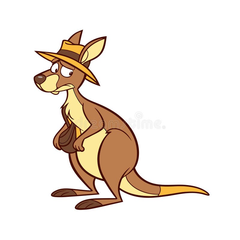 Unwell Kangaroo in Role-Playing Activity Illustration Stock Image ...