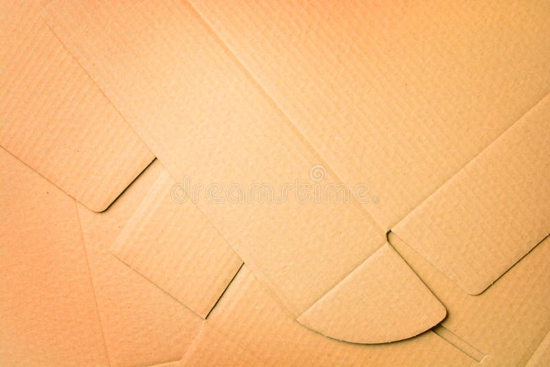 Unwrapping Cardboard Package Box Background Stock Image - Image of ...