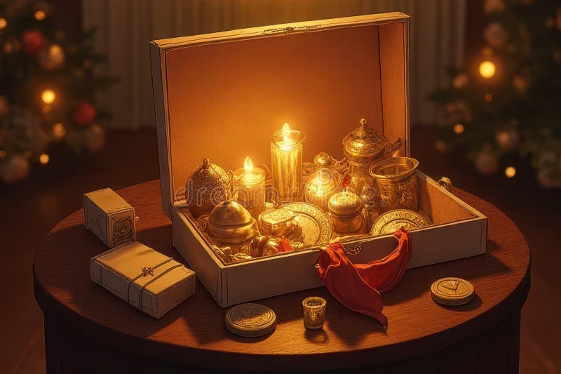 Remembering Joyful Memories Unveiled Stock Illustration - Illustration ...