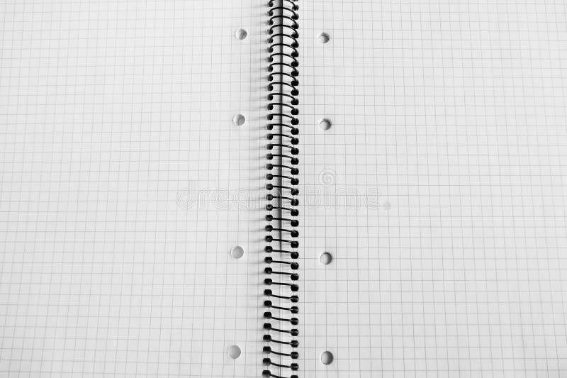 Block Notes Page Lined in Black and White Stock Vector - Illustration ...