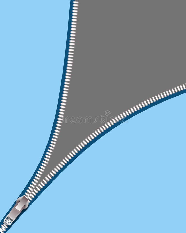 Unzip stock illustration. Illustration of background - 16201680