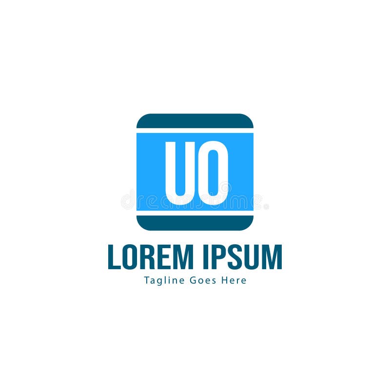 UO Letter Logo Design. Creative Modern UO Letters Icon Illustration ...