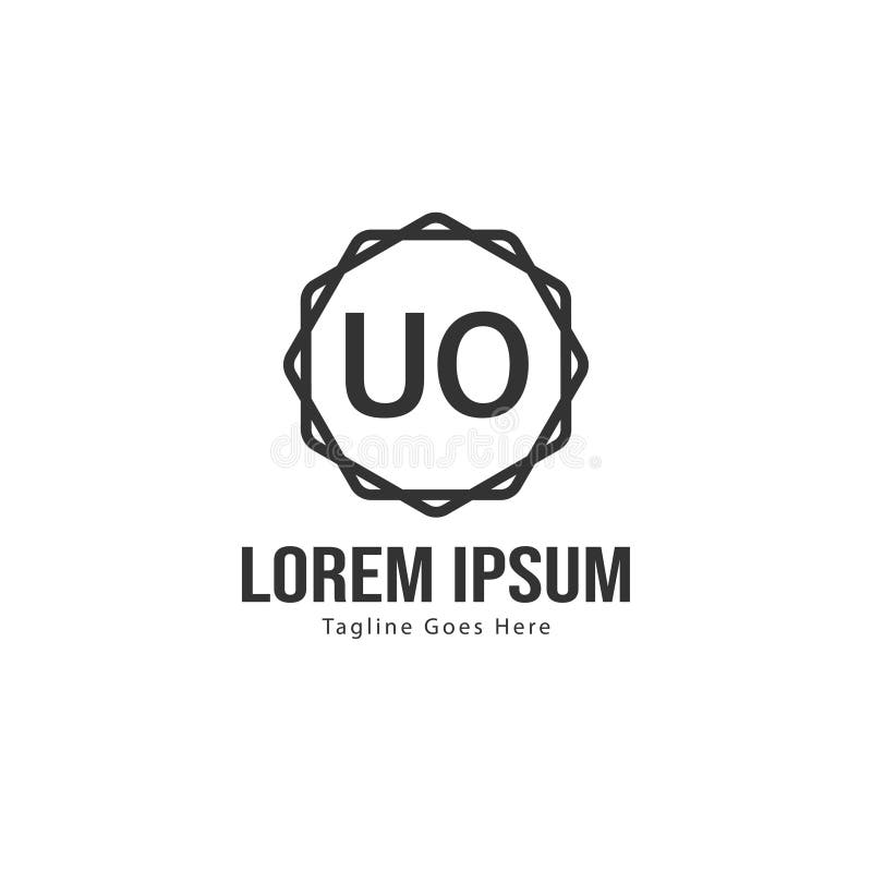 UO Letter Logo Design. Creative Modern UO Letters Icon Illustration ...