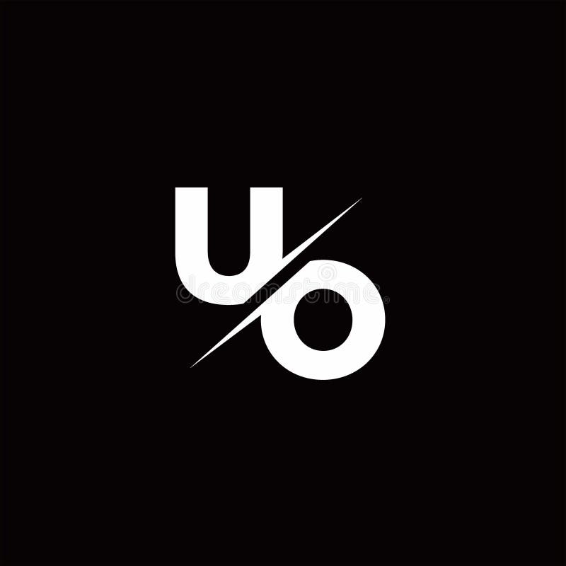 UO Logo Letter Monogram Slash with Modern Logo Designs Template Stock ...
