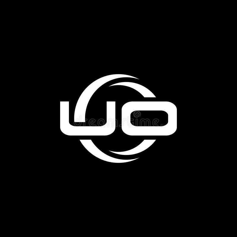 UO Logo Monogram Design Template Stock Vector - Illustration of logo ...