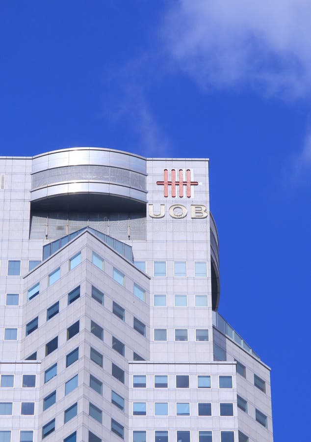 UOB United Overseas Bank editorial photography. Image of global - 43121922