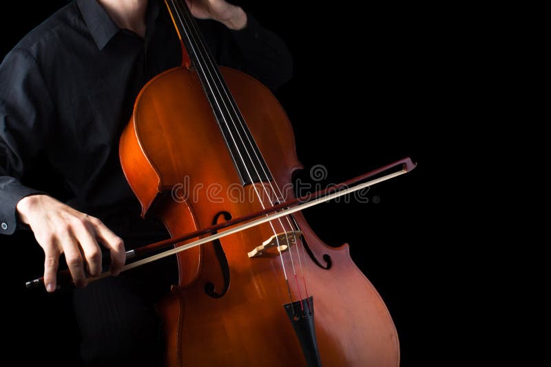 Uomo Che Gioca Il Violoncello Immagine Stock - Immagine di classico ...